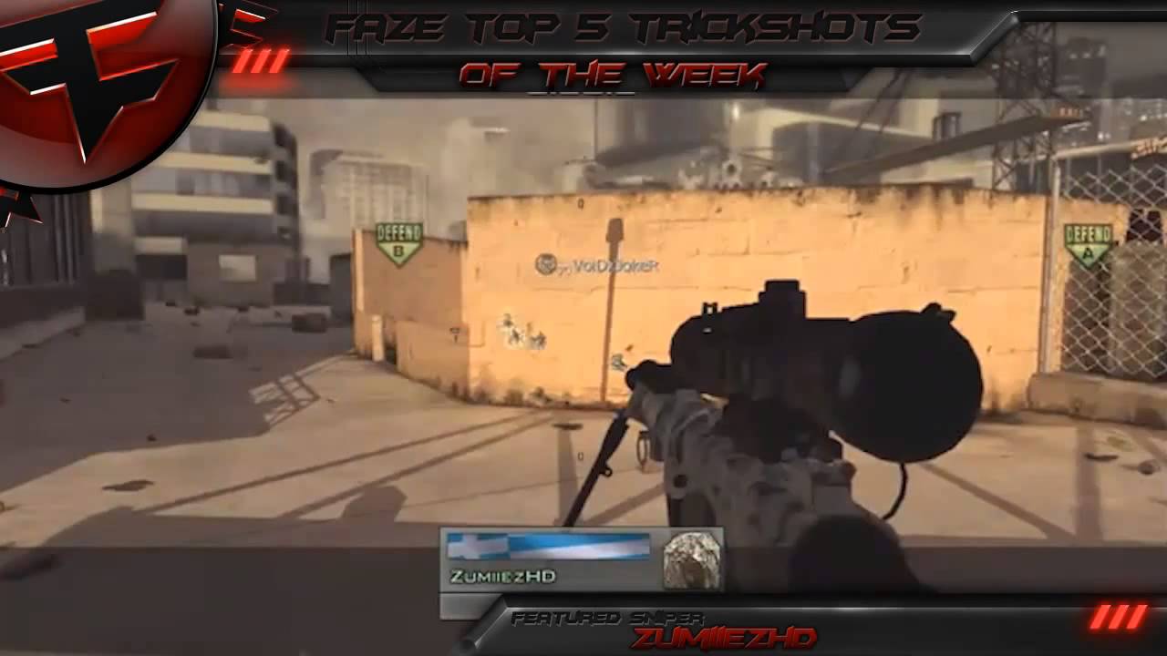 FaZe Top 5 - Trickshots Episode 1 w/ FaZe Temperrr - YouTube