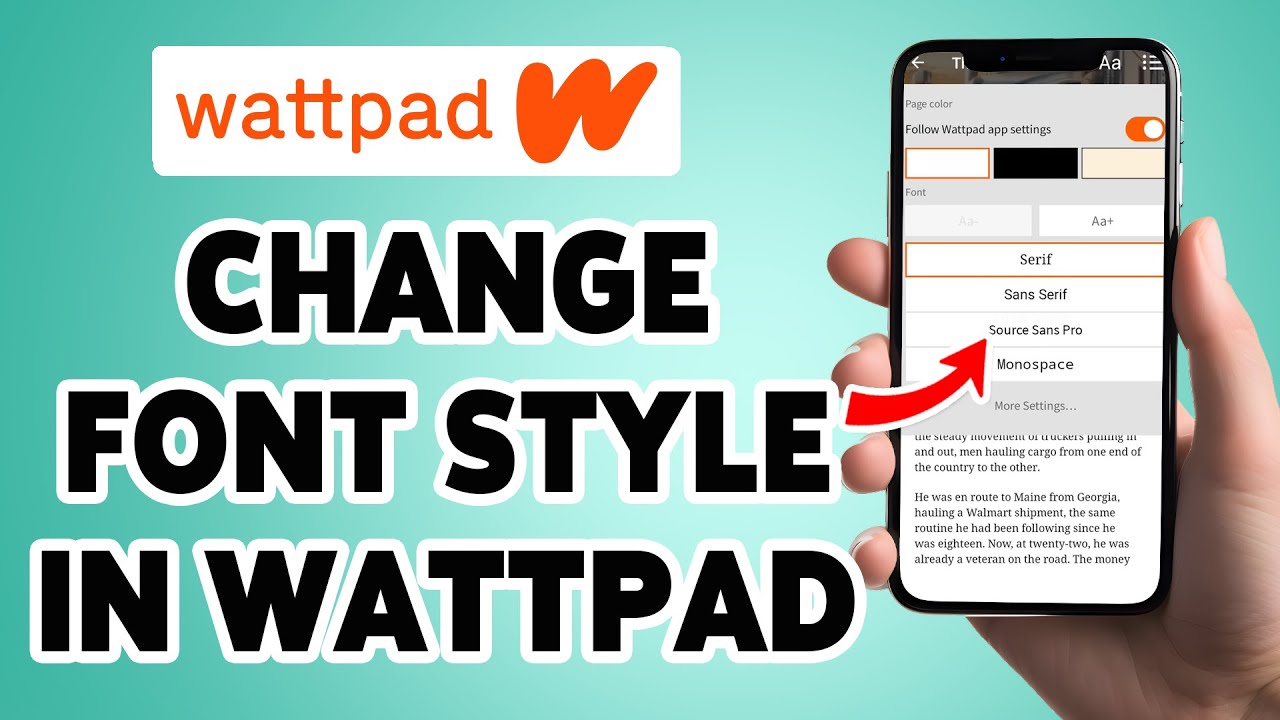 How To Change Font Style In Wattpad Stories 2025 | Wattpad Mobile App ...