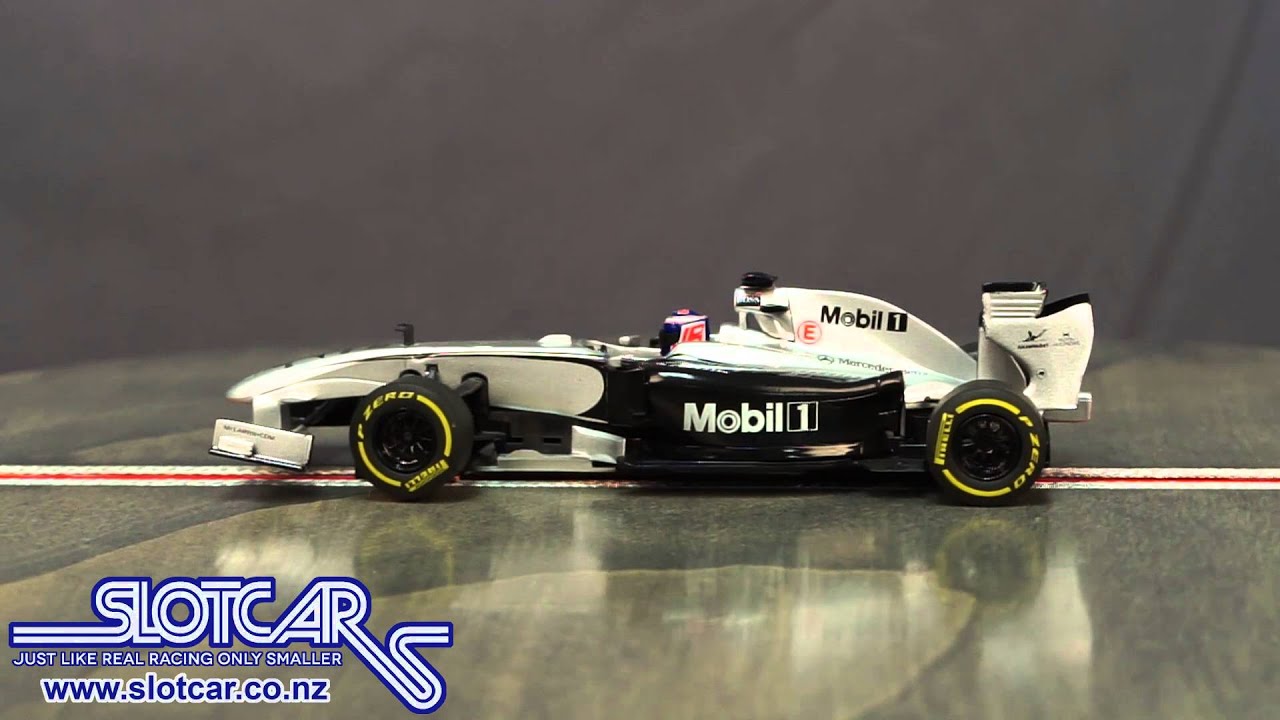 A10138 SCX Slot Car McLaren 2013 F1 MP4 29 Button 22 Slotcar - YouTube