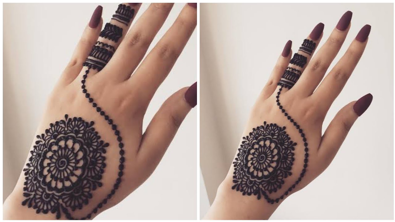 Easy Mehndi tutorial | Beautiful mehndi tutorial - YouTube