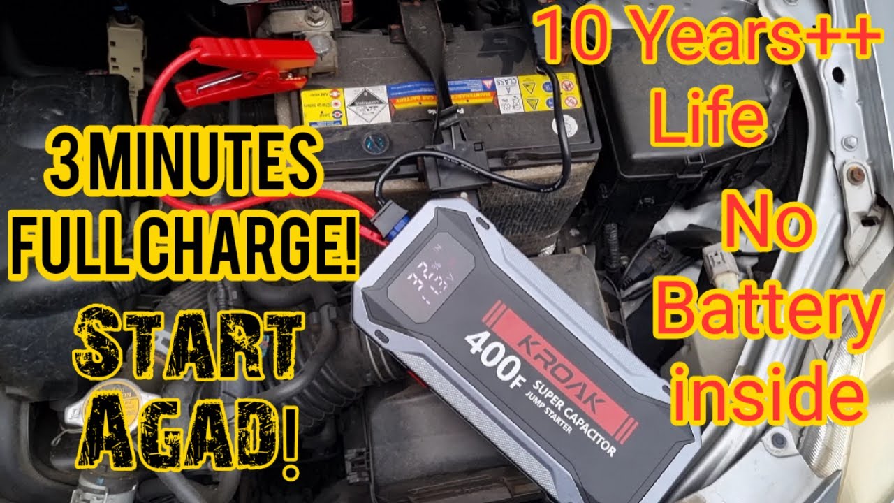 jump starter na walang battery pero lakas magpa-start | super capacitor ...
