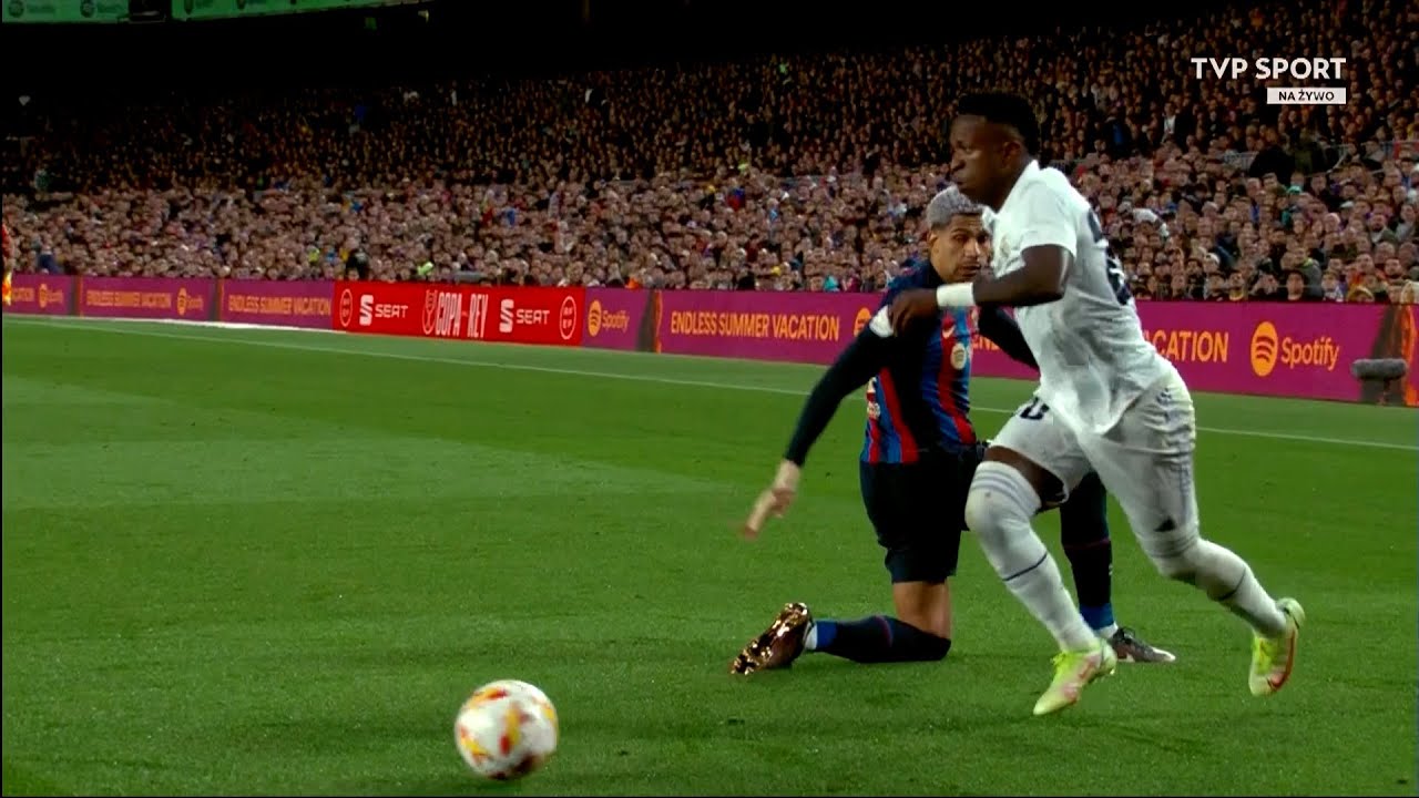 Vinicius Jr vs Barcelona 2023 HD Away Copa Del Rey - YouTube