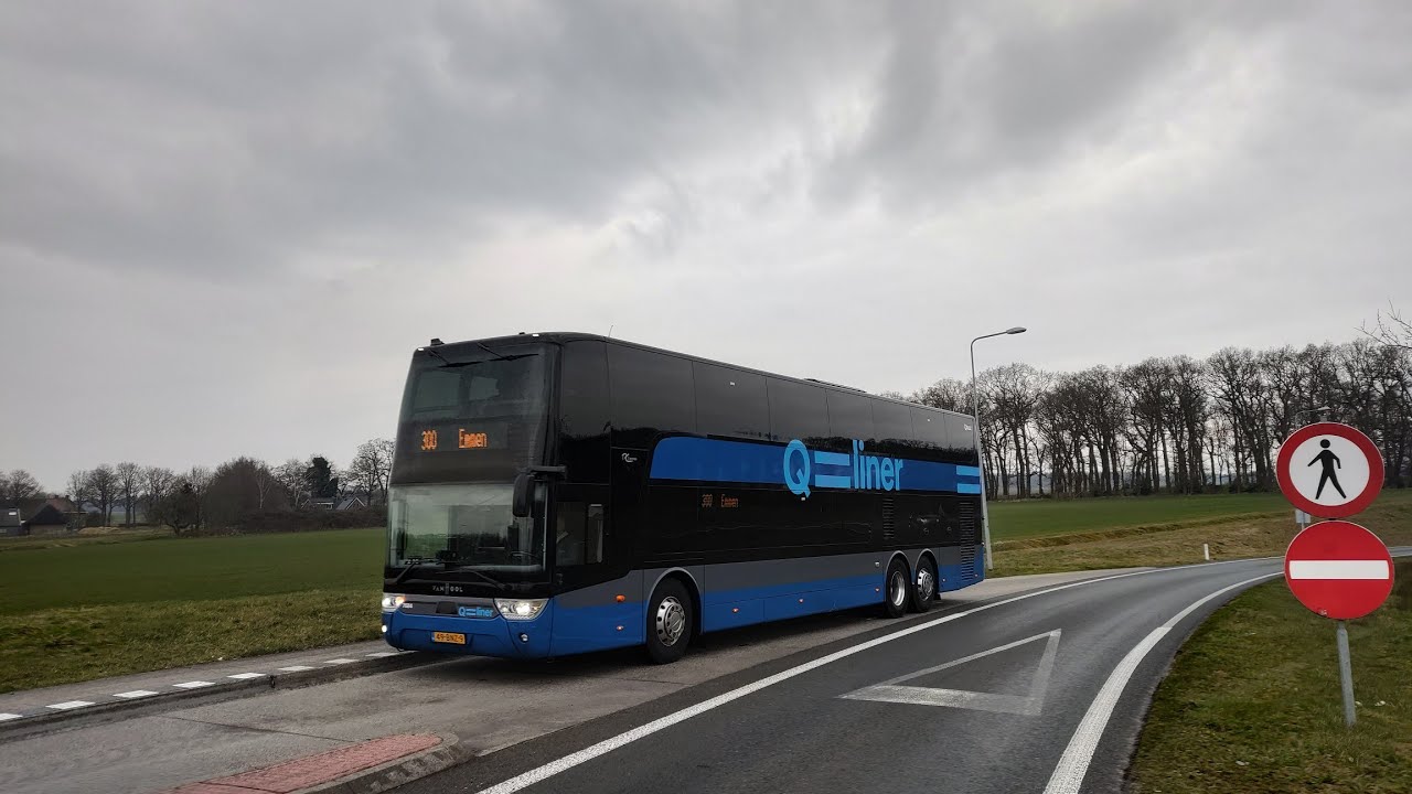 Qbuzz Qliner 7684 als Lijn 300 naar Station Emmen - YouTube