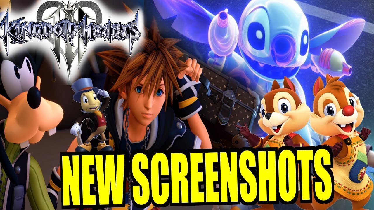 Kingdom Hearts 3 News Stitch Link New Renders And Screenshots Youtube