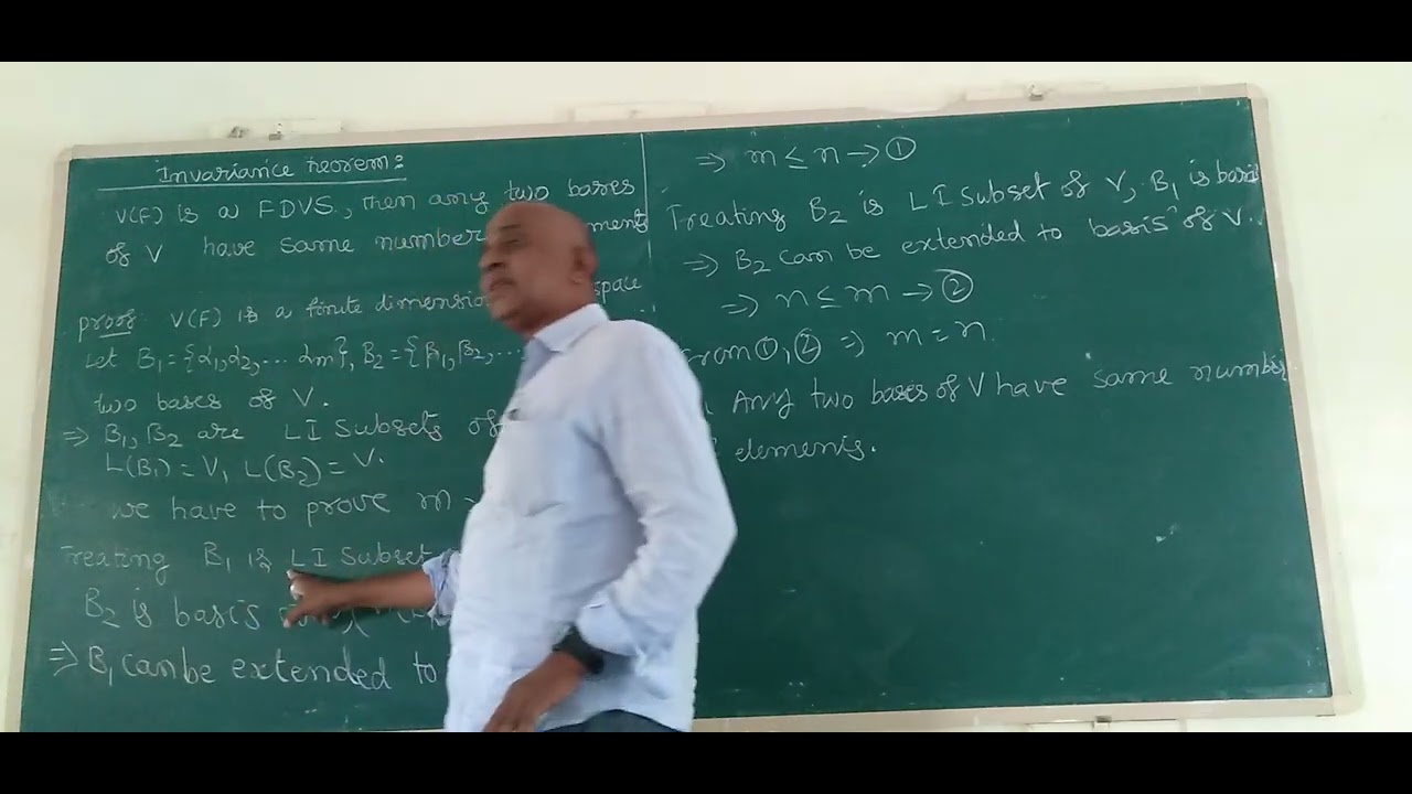 invariance theorem - YouTube