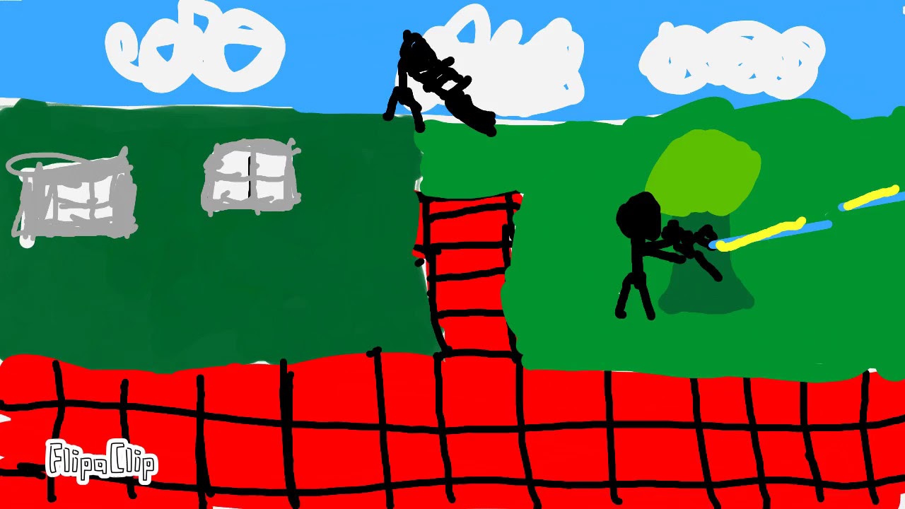 Stickman animated call of duty trick shot - YouTube