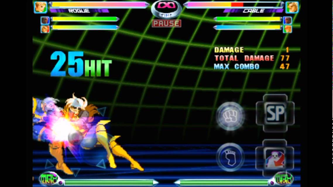 Marvel vs Capcom 2 (iOS) - dat rogue - YouTube