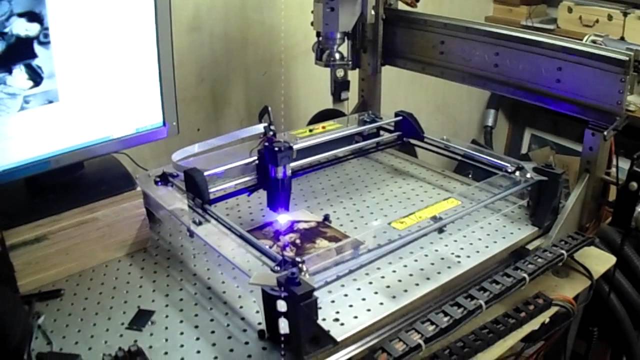 PicEngrave Pro 5 + Laser and the EmBlaser - YouTube