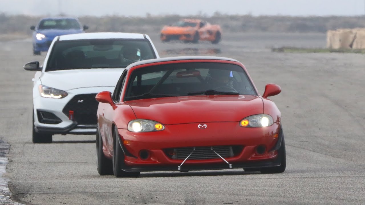 Mazdaspeed Miata Buttonwillow CW13 12-22-24 w/SpeedVentures - YouTube