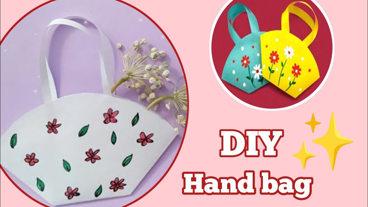 DIY paper bag/easy art and craft ideas/how to make paper bag at home ...