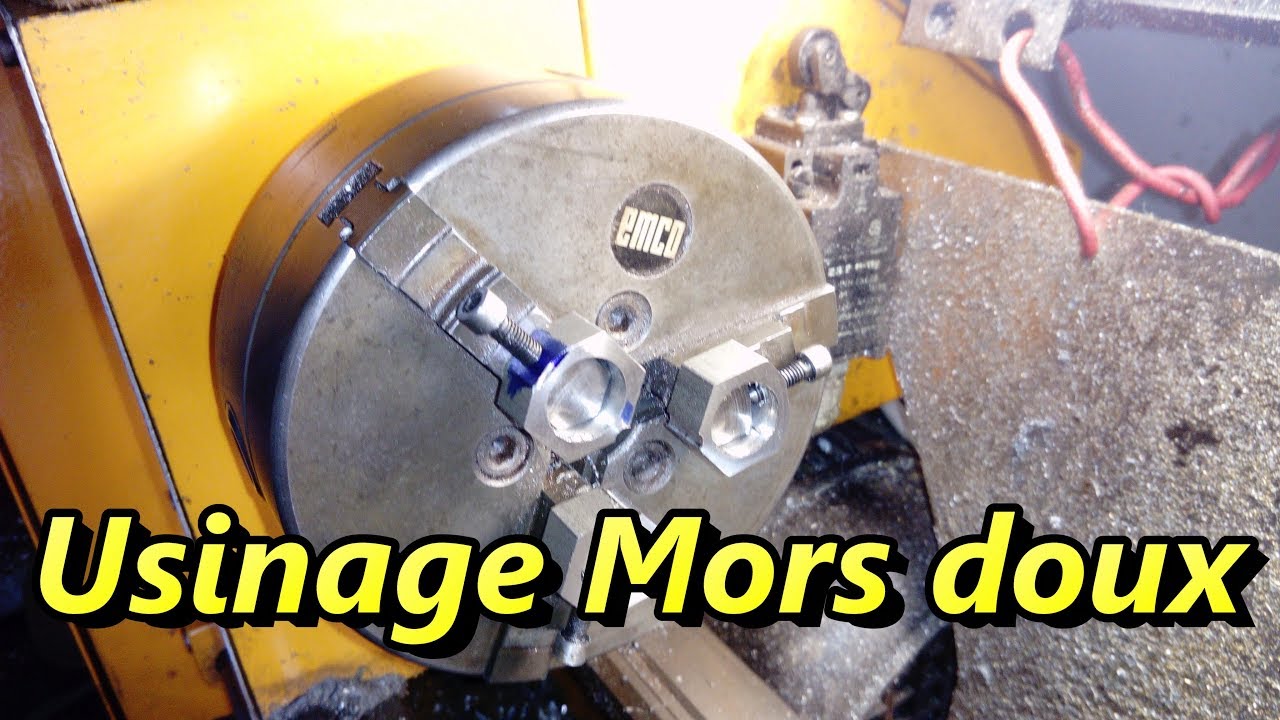 Faire facilement des mors doux pour mandrin EMCO - YouTube