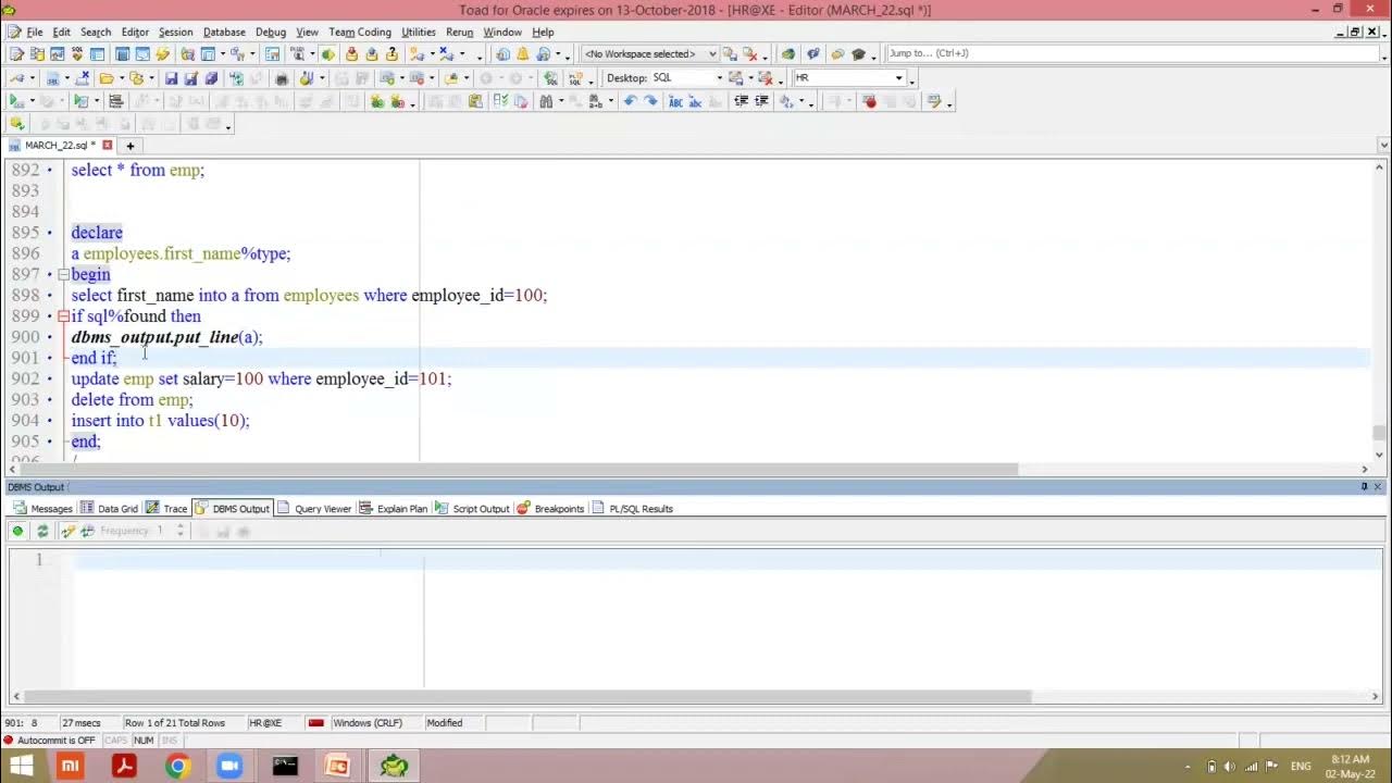 5 cursor/implicit_cursor /explicit_cursor - YouTube