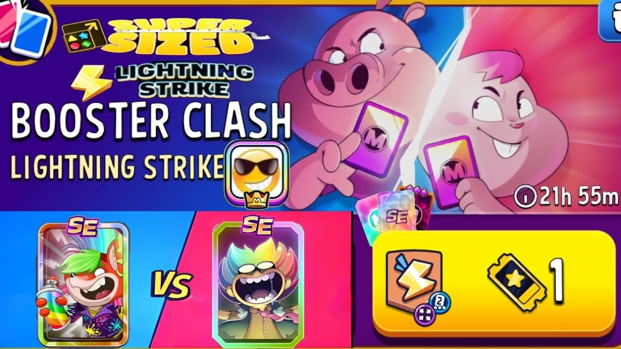 Booster Clash Super Sized + Lightning Strike | Match Masters - YouTube
