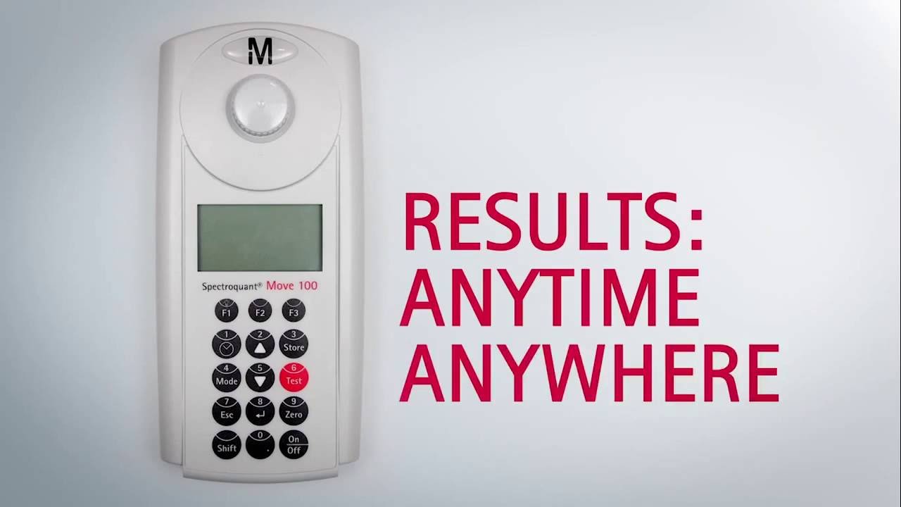 Colorímetro portátil Spectroquant® Move 100 MERCK - YouTube