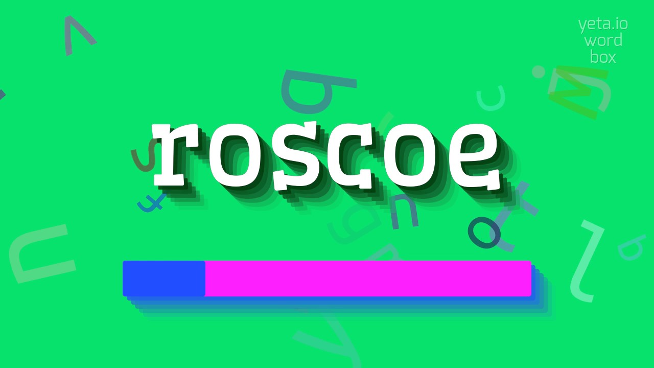 How to say "roscoe"! (High Quality Voices) - YouTube
