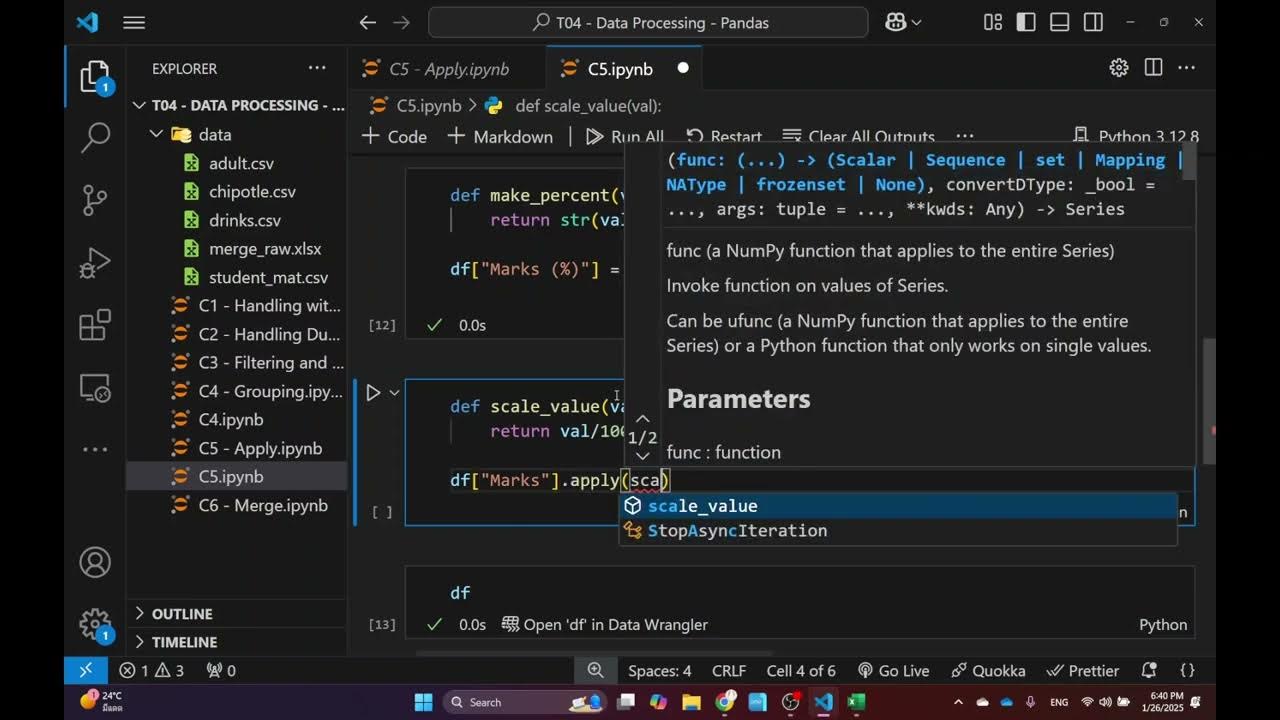 Modern Data Analytics 2567-2: Data Processing (Part 4) - YouTube