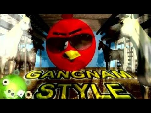 ANGRY BIRDS DANCE GANGNAM STYLE ♫ 3D ANIMATED MASHUP PARODY ☺️ ...