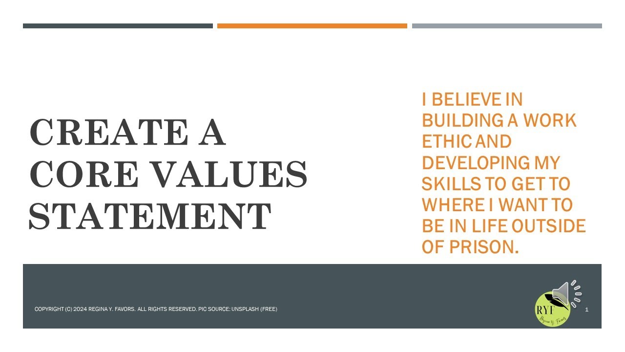 Overcoming Soul-Tie Setback: Create a core values statement. - YouTube