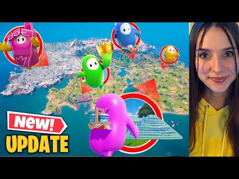 NEW Fortnite UPDATE FALL GUYS Chapter 5 season 3 - YouTube