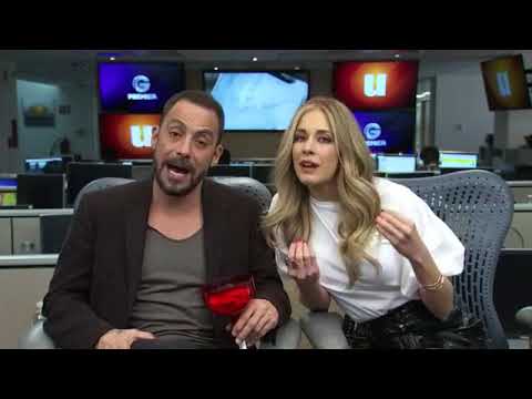 Carmen Aub y Miguel Islas en el fblive de Unicable