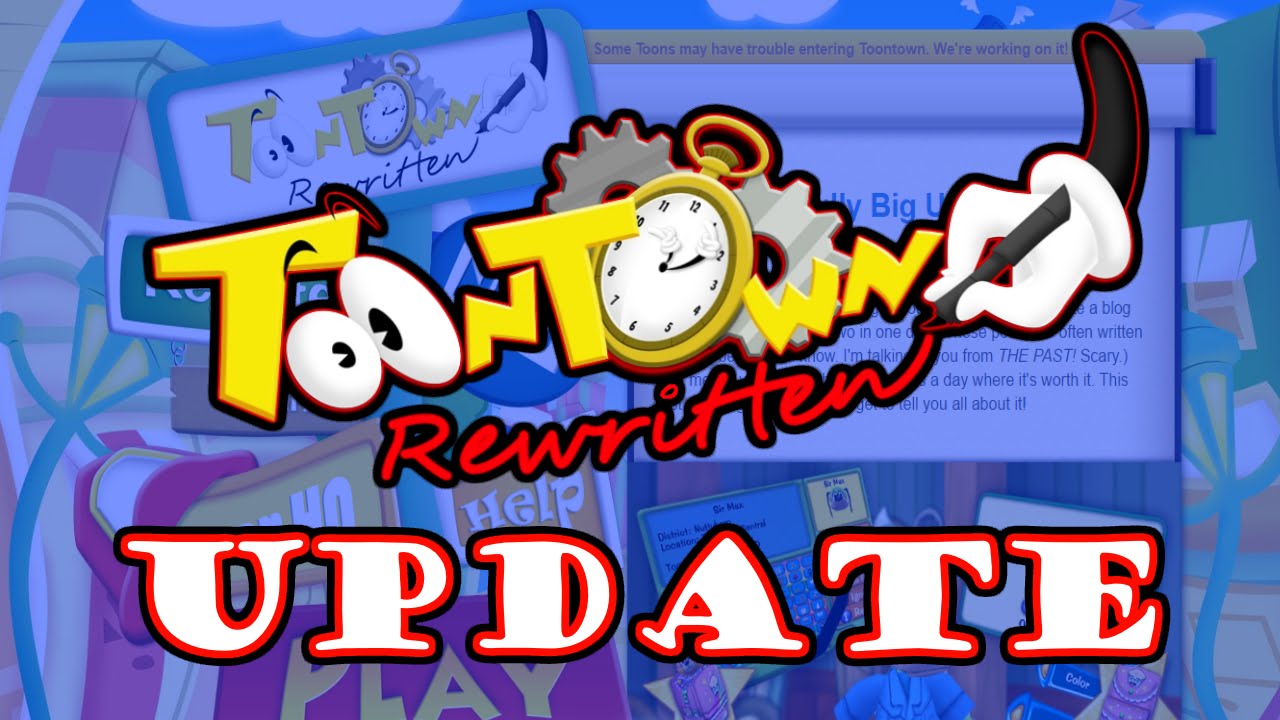 TTR Update ~ Toon IDs and Other Tweaks! - YouTube