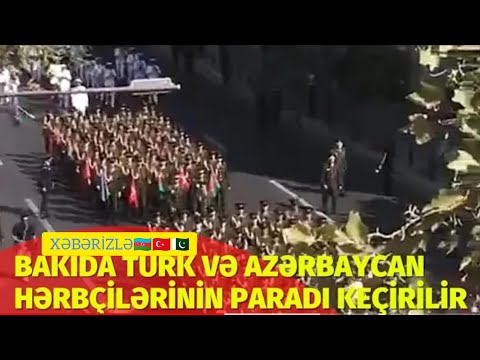 BAKININ İŞĞALDAN AZAD OLUNMASININ 103-CÜ İLDÖNÜMÜ MÜNASİBƏTİLƏ BAKIDA HƏRBİ PARAD KEÇİRİLİR