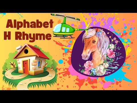 Alphabetic Letter "H" song poem | Day 08 ABC kids Learn English Nursery ...