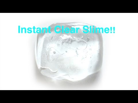 How To Make Instant Crystal Clear Slime!! | Safe Videos for Kids