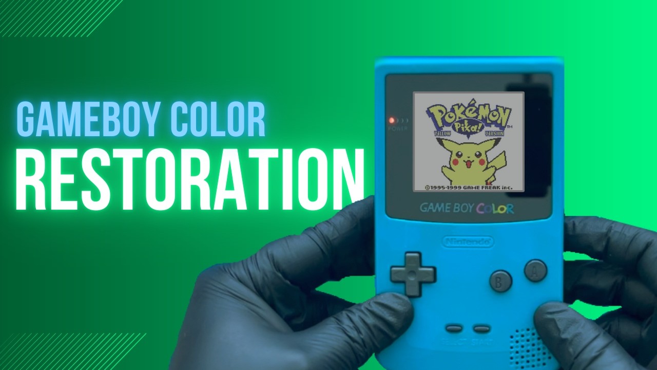 My First GameBoy Color Restoration - YouTube