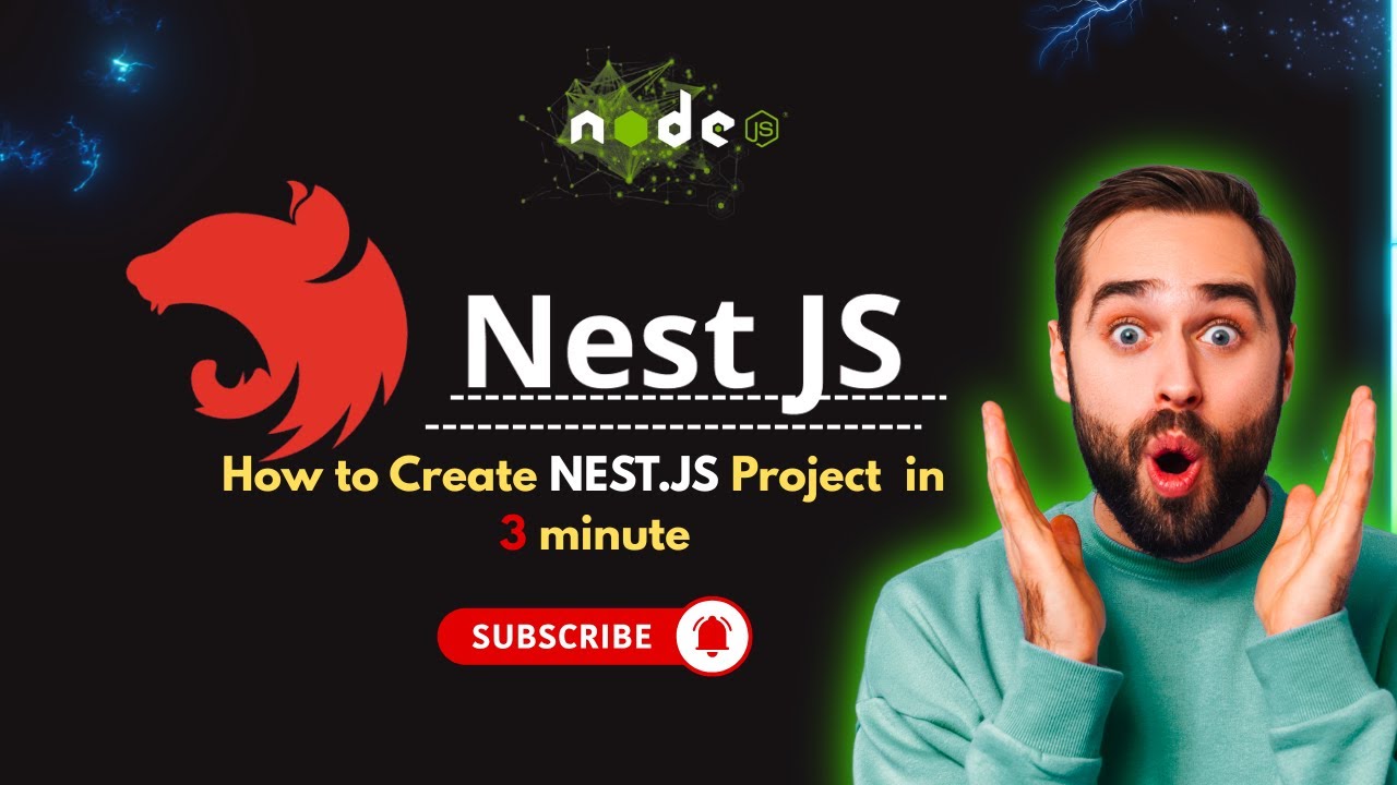 how to create Nestjs project - YouTube