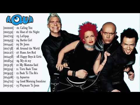 Aqua Greatest Hits Playlist - Aqua Top 20 Best Songs Dance 90 s