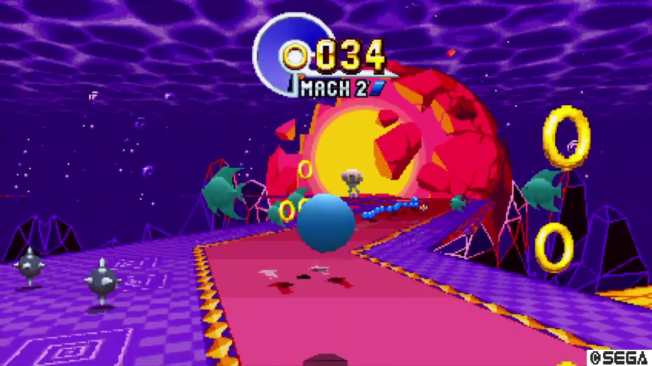 Sonic Mania Emerald stage 4 attempt 6 DONE IT.... - YouTube