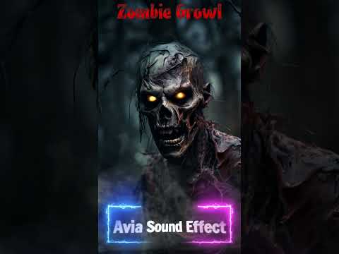Zombie Growl Sound effect  #horror #soundeffect#zombie