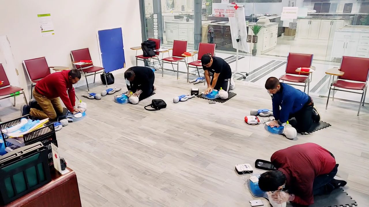 Canadian Red Cross first aid CPR and AED training certification - YouTube