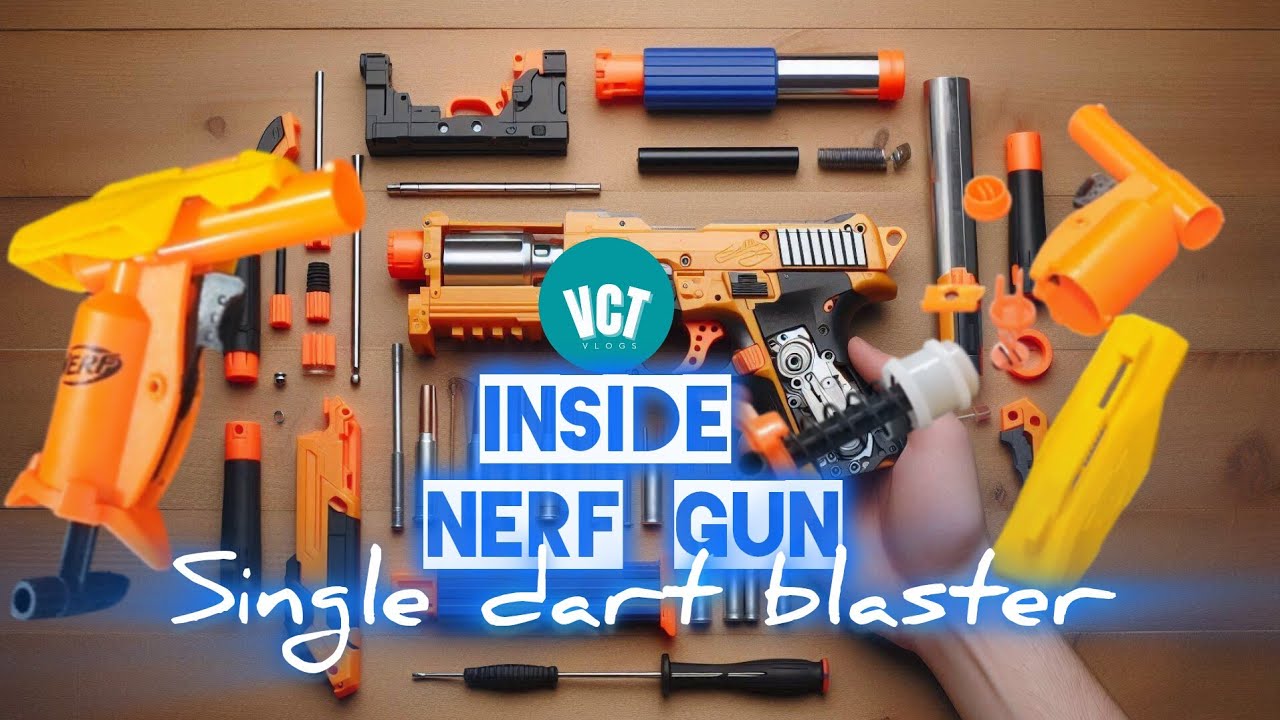 What's inside a NERF gun ? SD-1 blaster #youtubevideo #nerf #nerfgun # ...