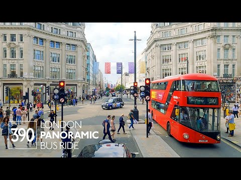 London Bus Ride | Route 390 | Archway in North London to Victoria ...