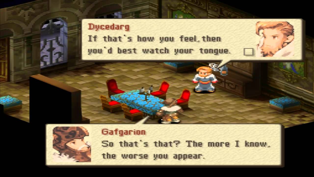 Final Fantasy Tactics Cutscene #21 Dycedarg's Plans - YouTube