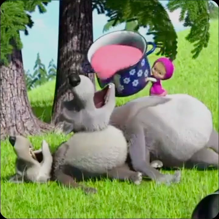 Masha sigma #masha#wolfs#masha and the bear - YouTube