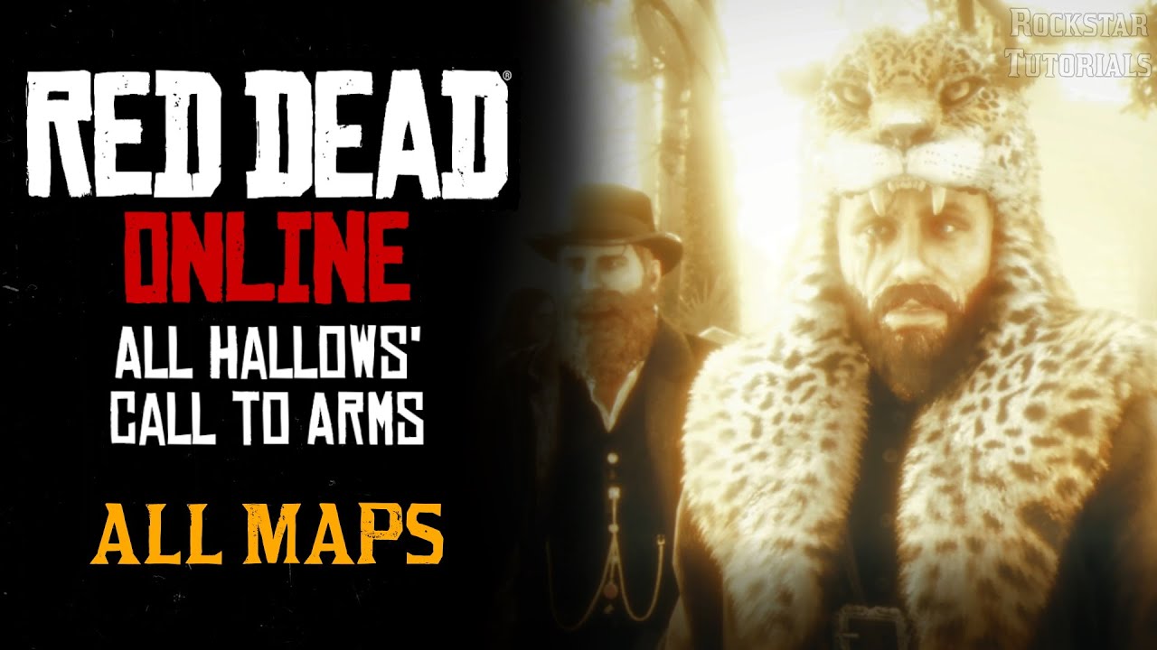 Red Dead Online: Telegram - All Hallows' Call to Arms, 2021: All Maps ...