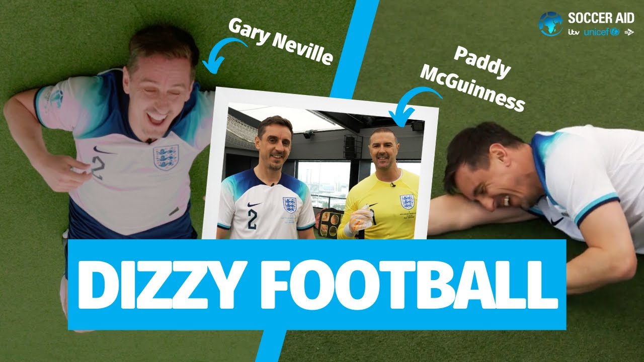 GARY NEVILLE DIZZY FOOTBALL FAIL AGAINST PADDY MCGUINNESS - YouTube
