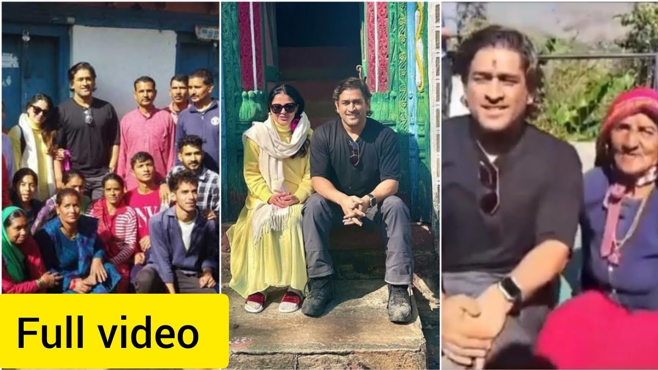 Dhoni in uttarakhand | MS Dhoni uttarakhand Village | MS Dhoni ...