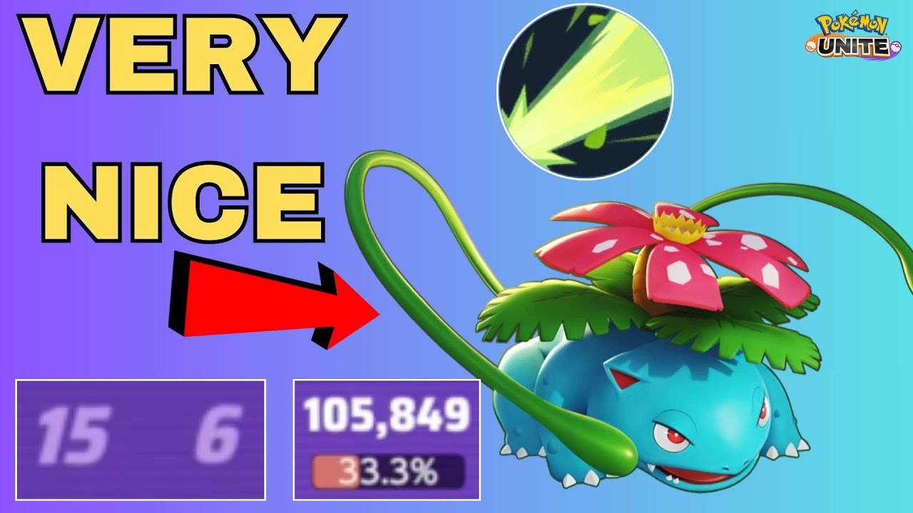 Buffed Solar Beam VENUSAUR Is Great | Pokemon Unite - YouTube
