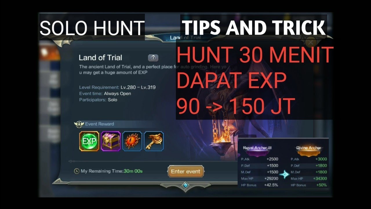 TIPS AND TRICK MU ORIGIN 2 | LAND OF TRIAL | - YouTube