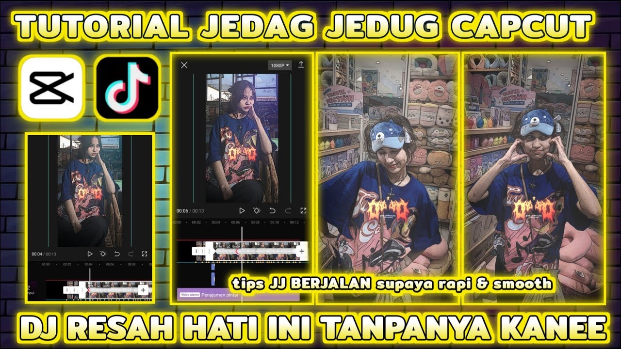 Tutorial Jedag Jedug Capcut "JJ BERJALAN KECE" | DJ RESAH HATI INI TANPANYA - YouTube