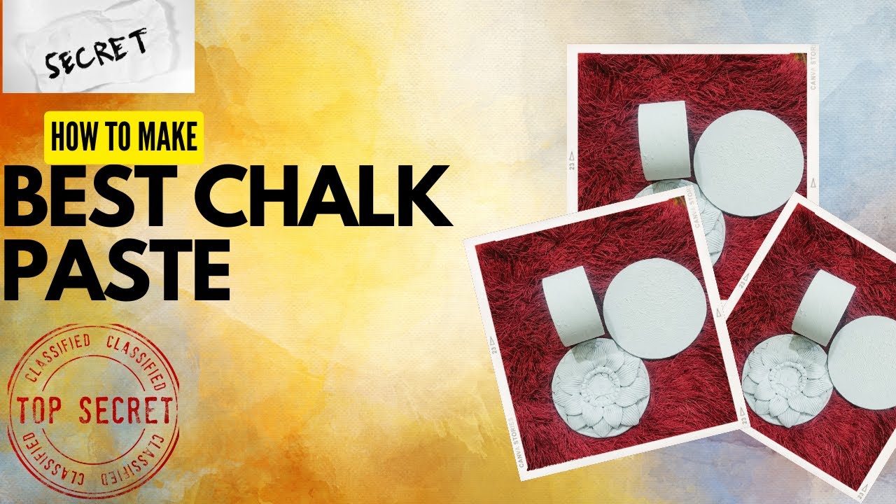 Chalk Paste Video / Best For All Surfaces ( Easiest Way ...