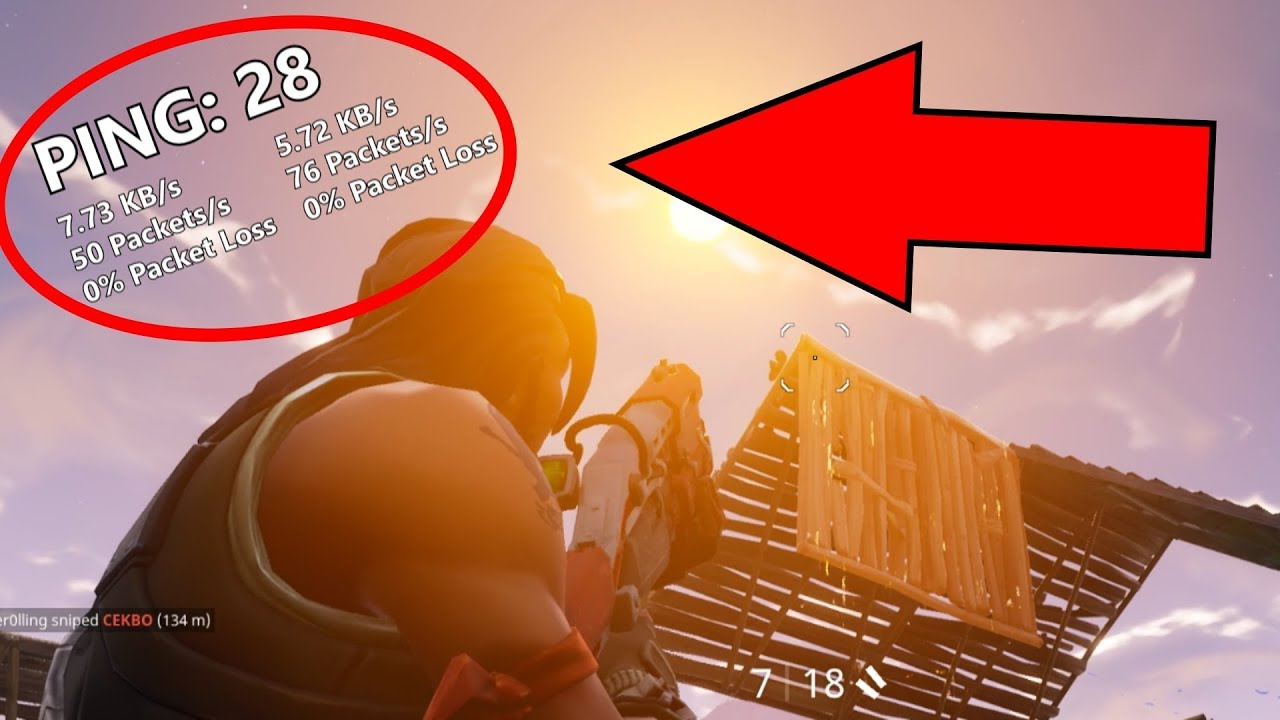 How to show the Ping counter in Fortnite! - YouTube