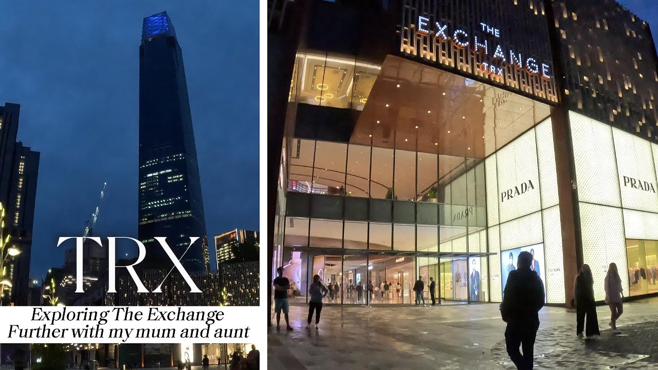 TRX Exchange Mall Walking Tour | KL’s Newest Luxury Destination + Food Adventure! - YouTube