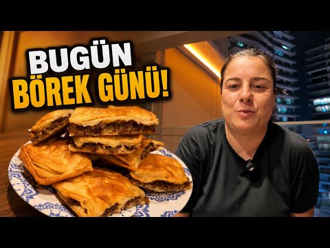 Bugün Börek Günü! 😍 Ev Yapımı Kıymalı Börek | Aile Vlog