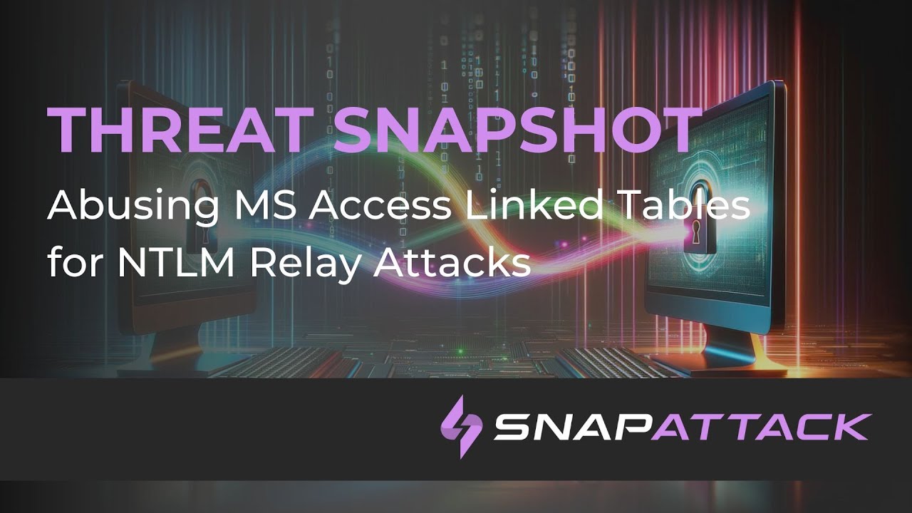 Abusing MS Access Linked Tables for NTLM Relay Attacks | Threat ...