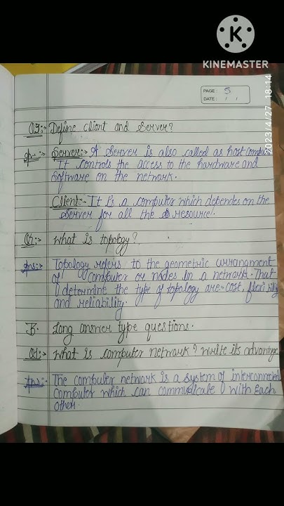 Class 8th COMPUTER || Chapter 1 || COMPUTER NETWORKING Exercise Solution - YouTube